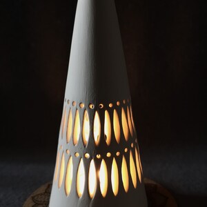 Ceramic Tree Lantern - Christmas Decor - Centre Piece Tea Light Holder ...