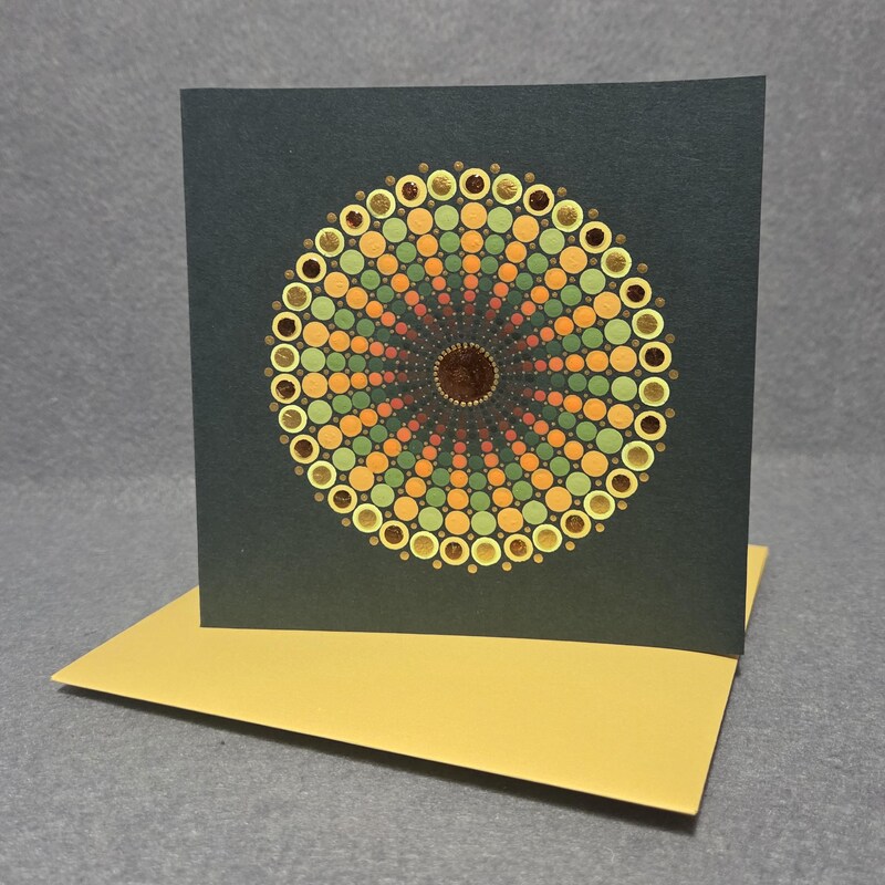 Mandala Greeting Card - Etsy