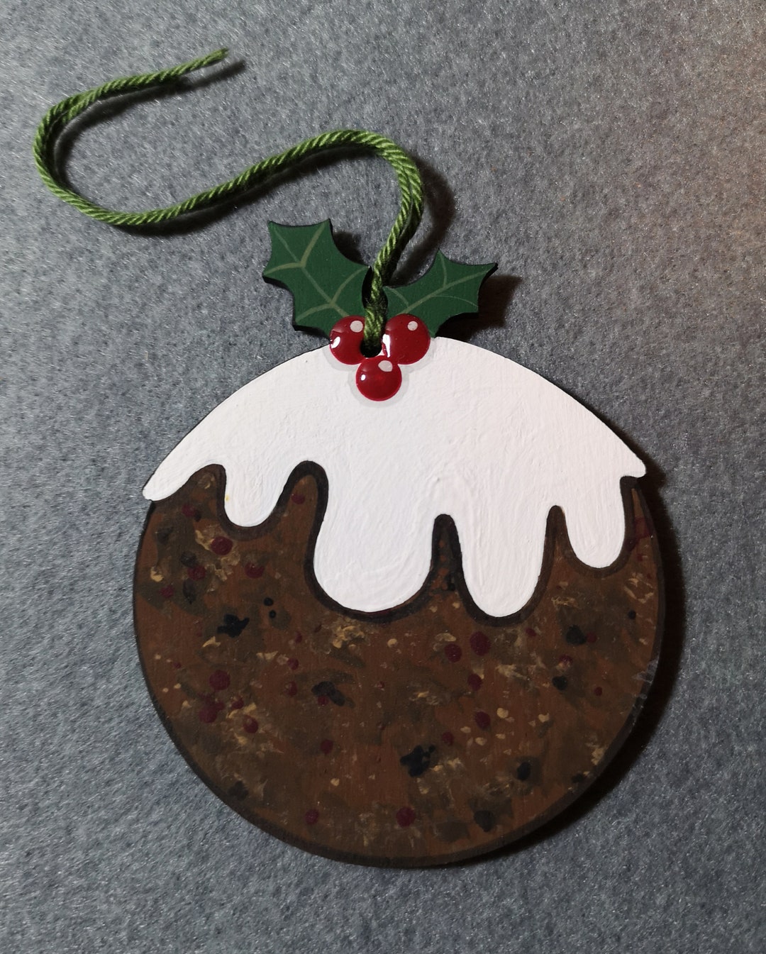 Christmas Pudding Hanging Tree Decoration - Etsy