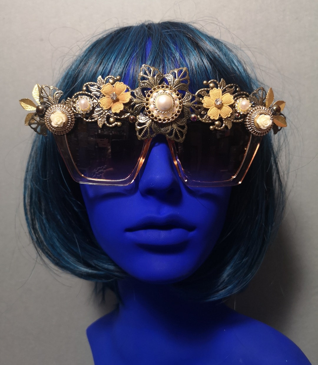 Unique Festival Sunglasses - Soft Steampunk Fashion - Rave - Party ...