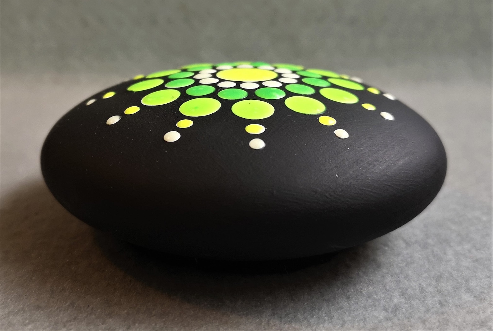 Glow in the Dark Dot Mandala Pebbles Hand Painted Unique - Etsy