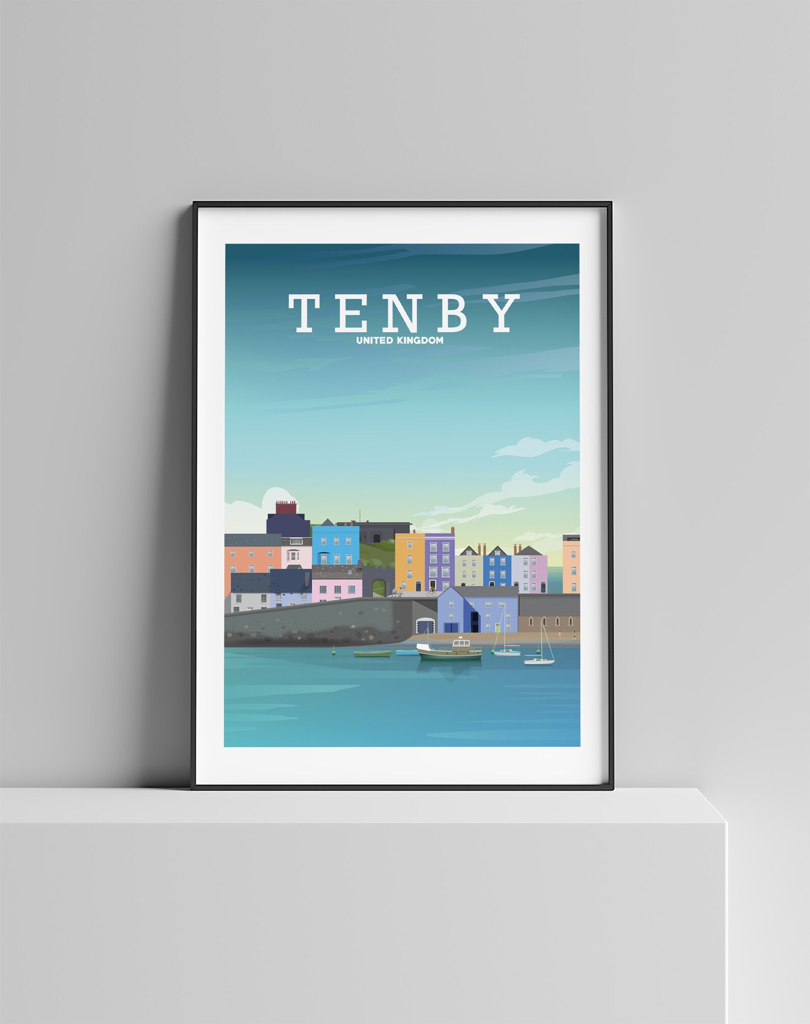 Tenby Wales, Pembrokeshire Art, - Etsy UK