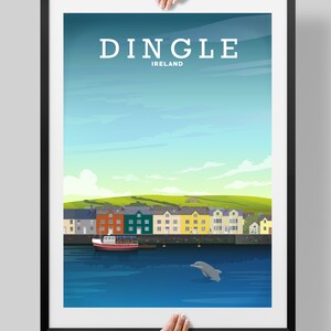 Dingle Poster, Dingle Ireland, Dingle Print, Ireland Art, Irish Travel ...