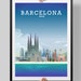 BARCELONA PRINT, Barcelona Poster, Barcelona, Barcelona Art, Barcelona ...