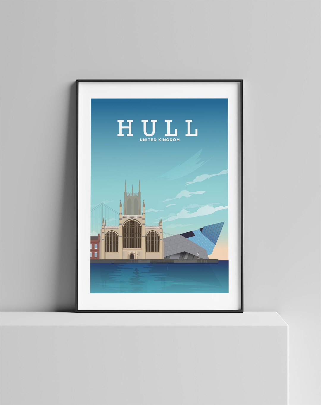 Hull Druck, Hull Poster, Hull England, Hull Yorkshire, Yorkshre Kunst ...