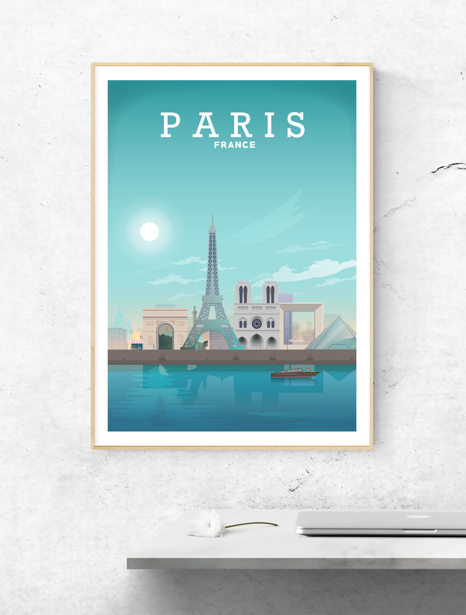 Paris Print Paris Poster Paris Wall Art Paris Gifts Travel | Etsy UK