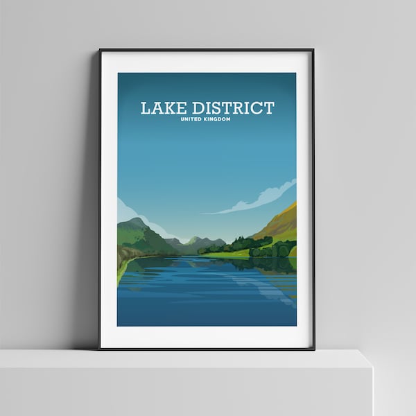 Lake District Print - Etsy UK