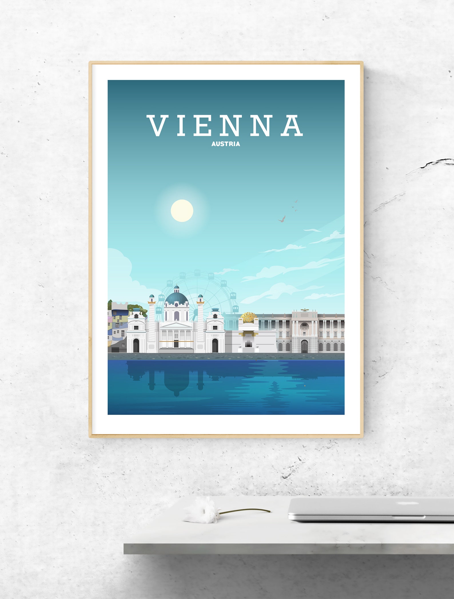 Vienna Print Vienna Poster Austria Art Vienna Austria | Etsy