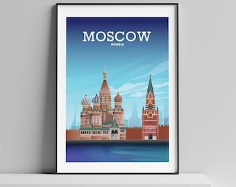 Moscow Russia - Etsy
