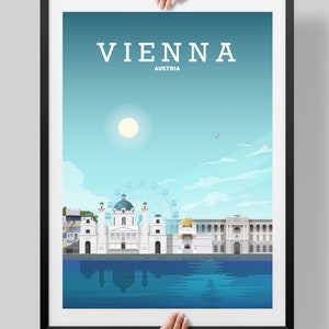 Vienna Print, Vienna Poster, Austria Art, Vienna Austria, European Art ...