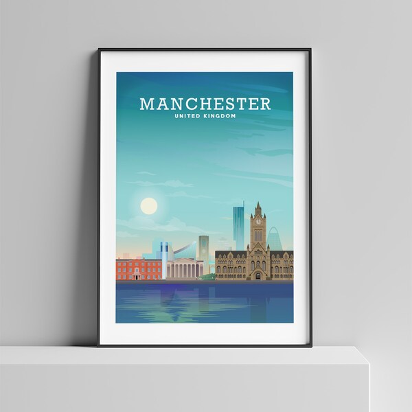 Manchester Print - Etsy UK