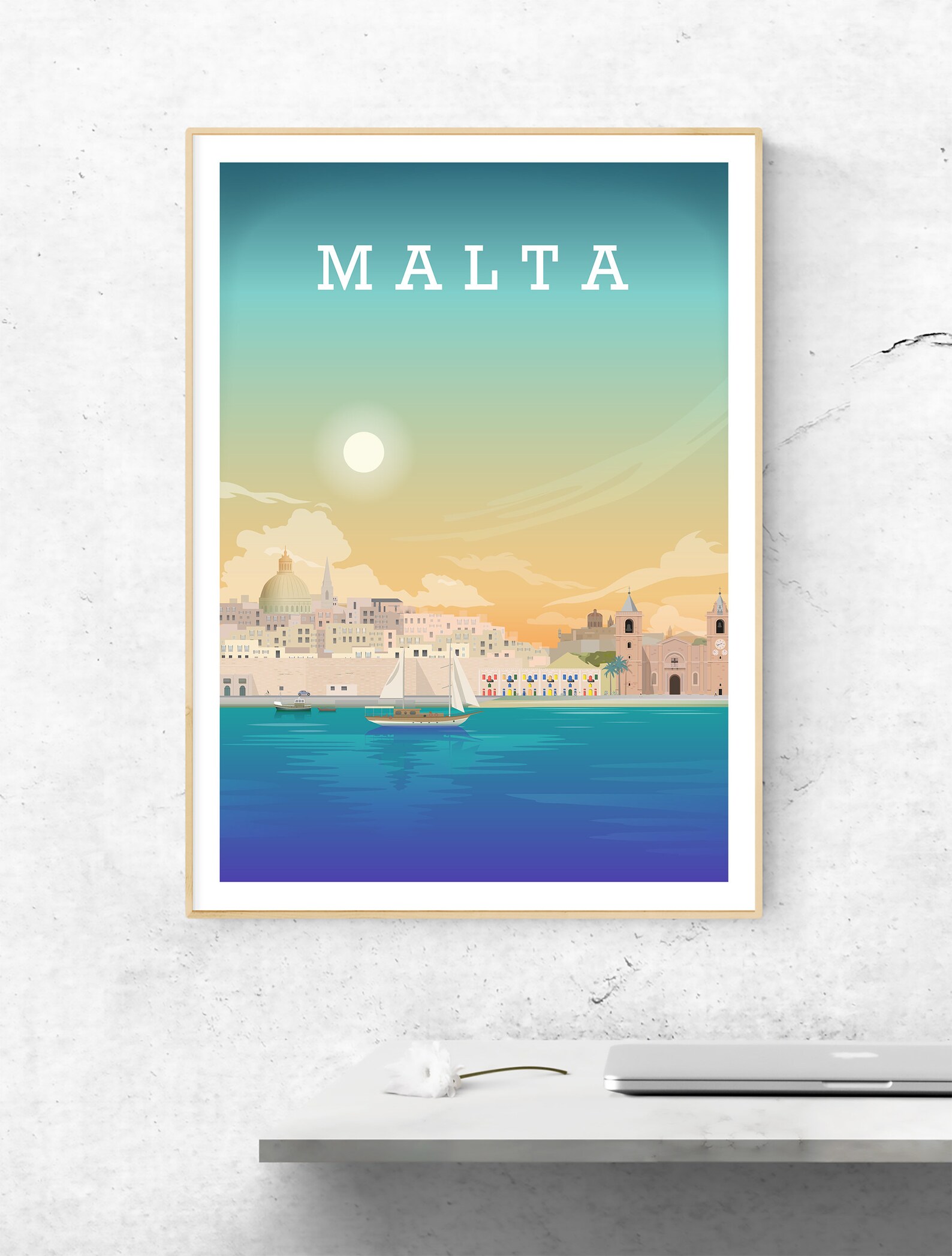 Malta Print Malta Poster Malta Art Malta Gifts Malta - Etsy