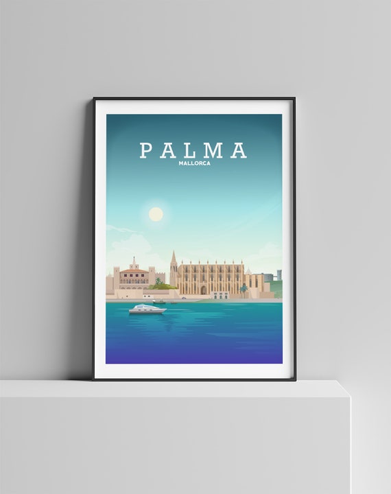 Digital Prints Balearic Islands Majorca Print Majorca Travel Print ...