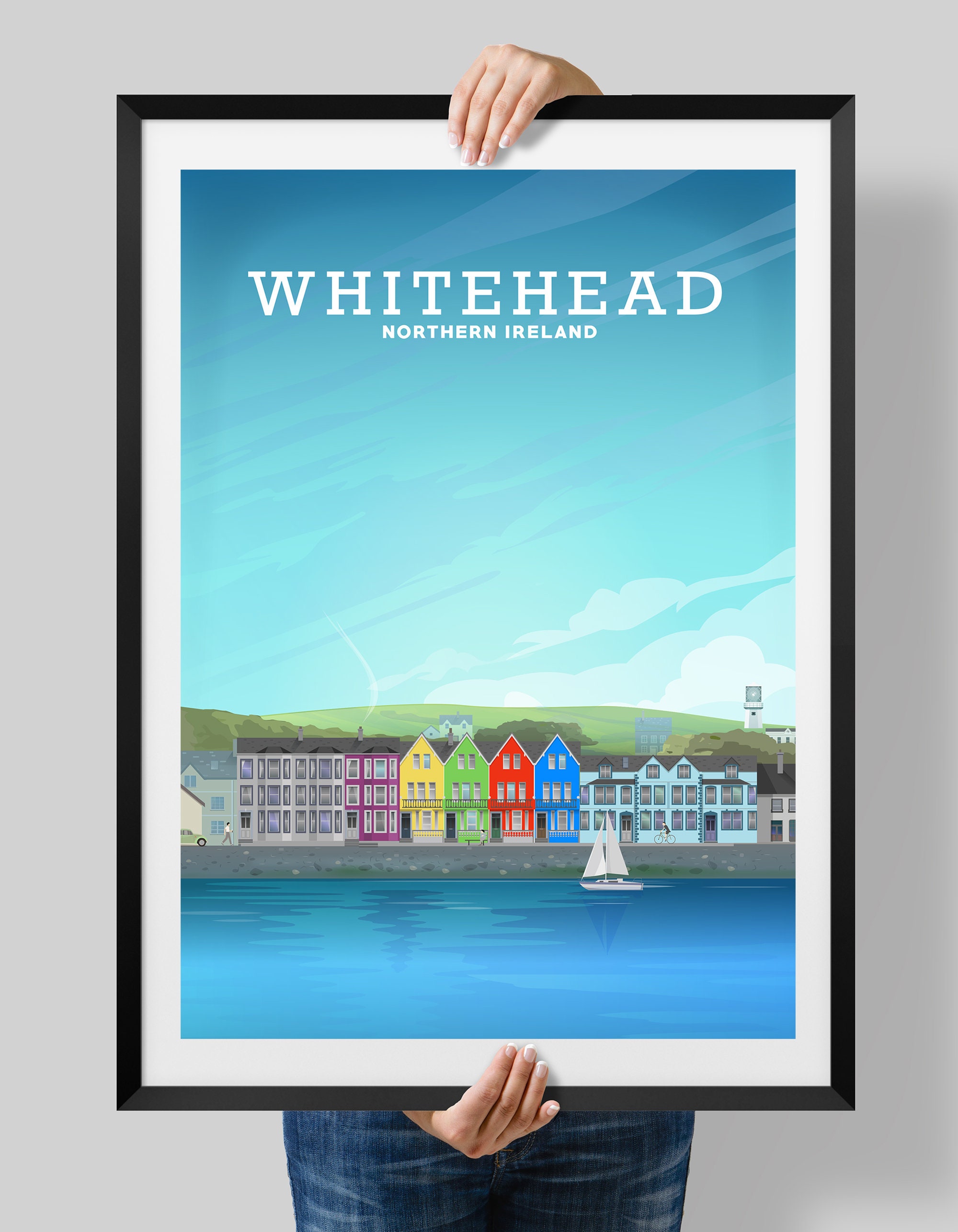 Whitehead Print Whitehead Poster Whitehead Northern Ireland - Etsy UK