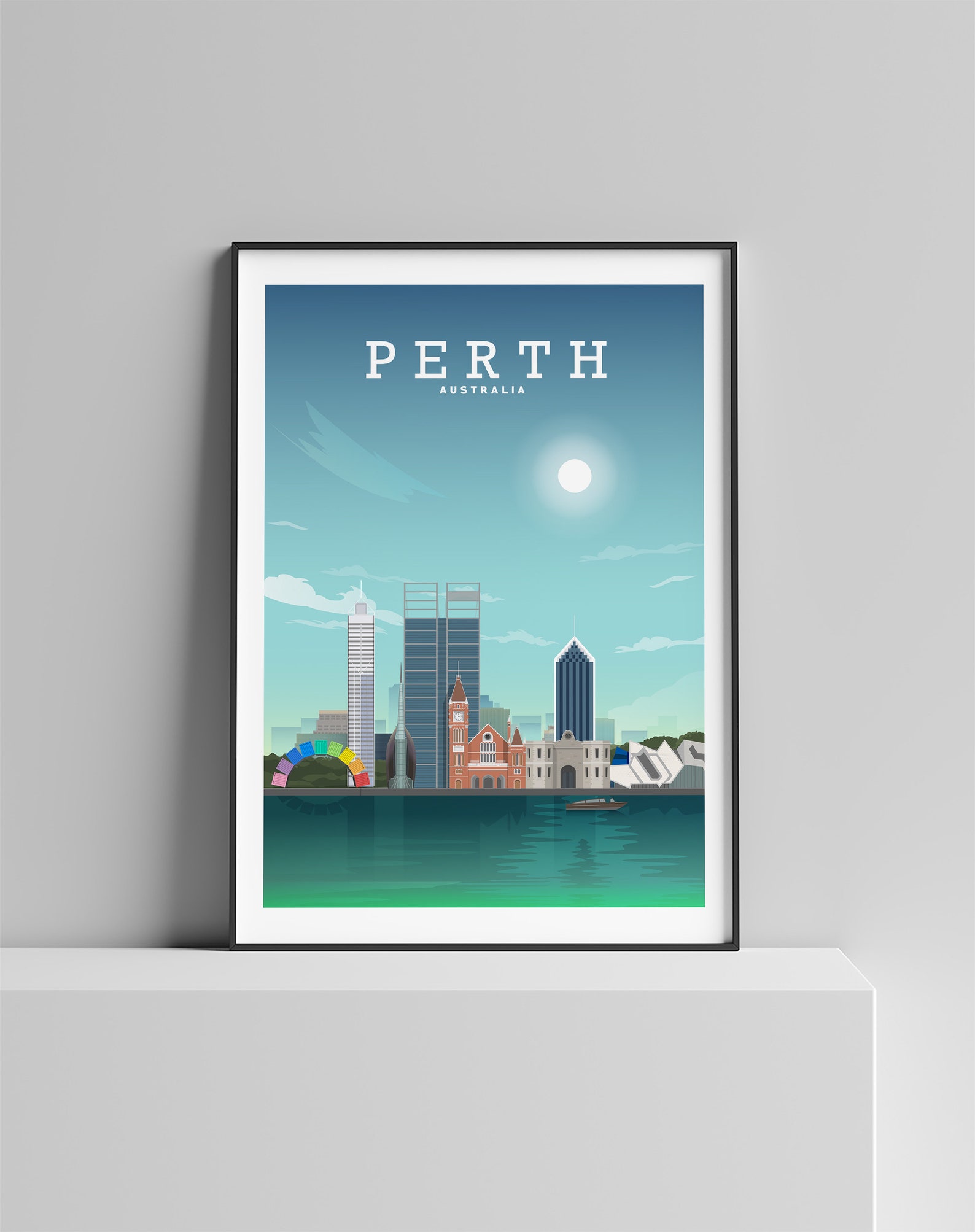 Perth WA, Perth Australia, Perth Print, Perth Poster, Australia Print ...
