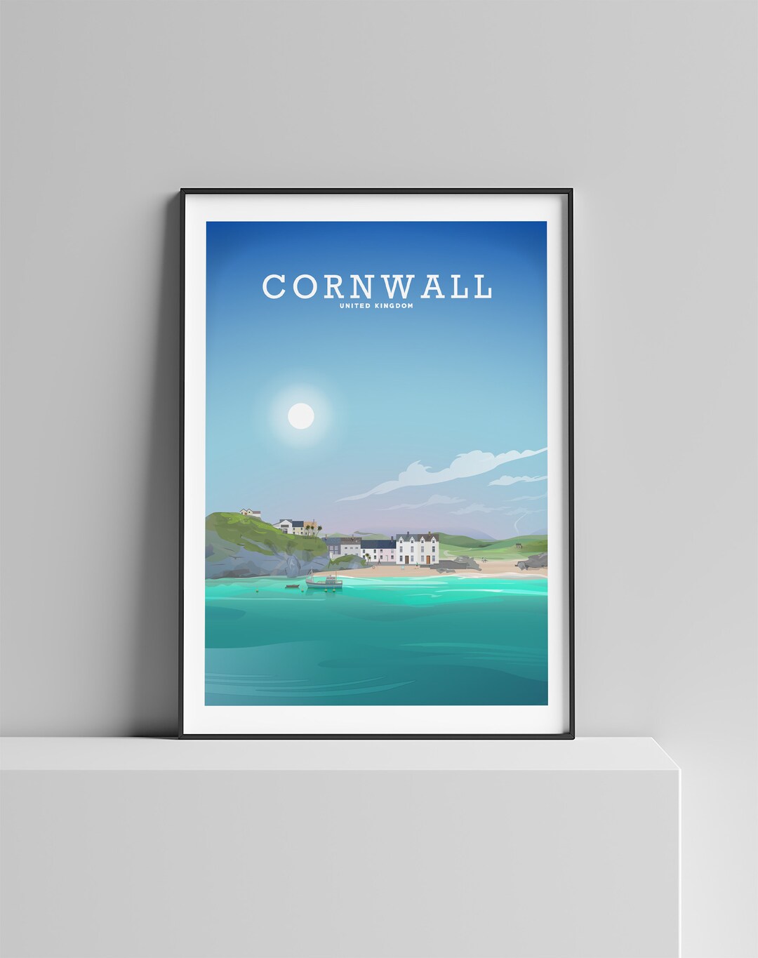 Cornwall Travel Print, Cornwall Poster, Cornwall Print - Etsy