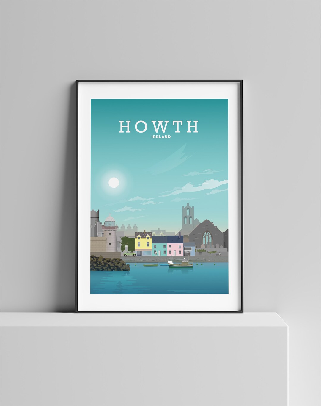 Howth Dublin, Howth Print, Irish Poster, Dublin Gifts, Howth Head ...