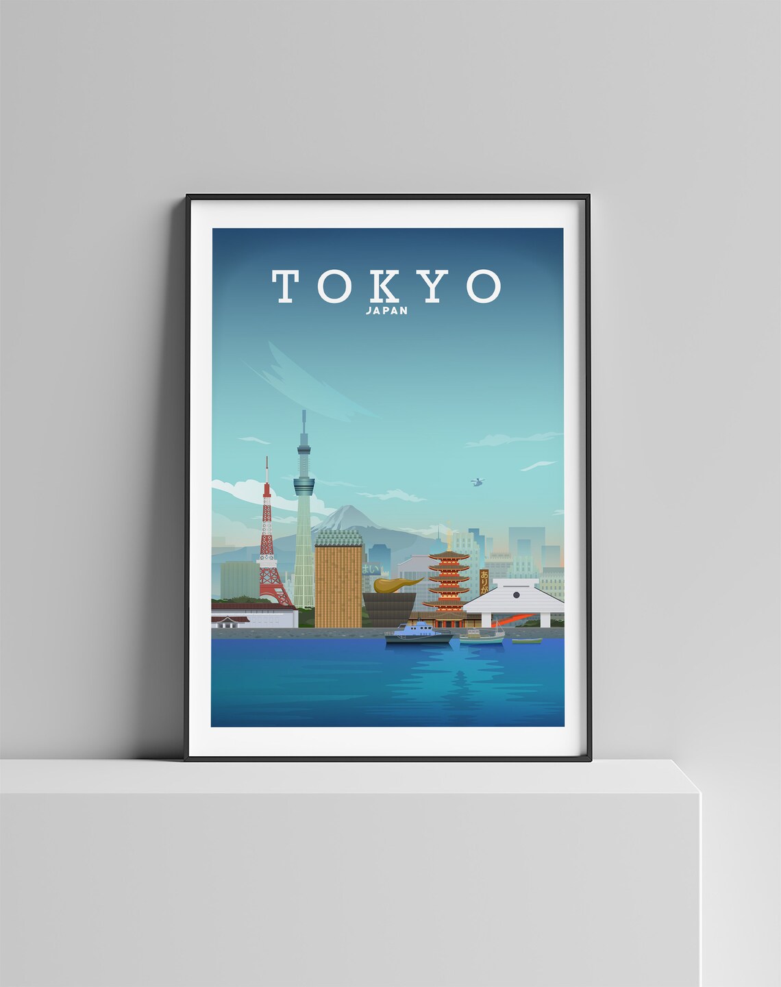 Tokyo Print Japan Poster | Etsy UK