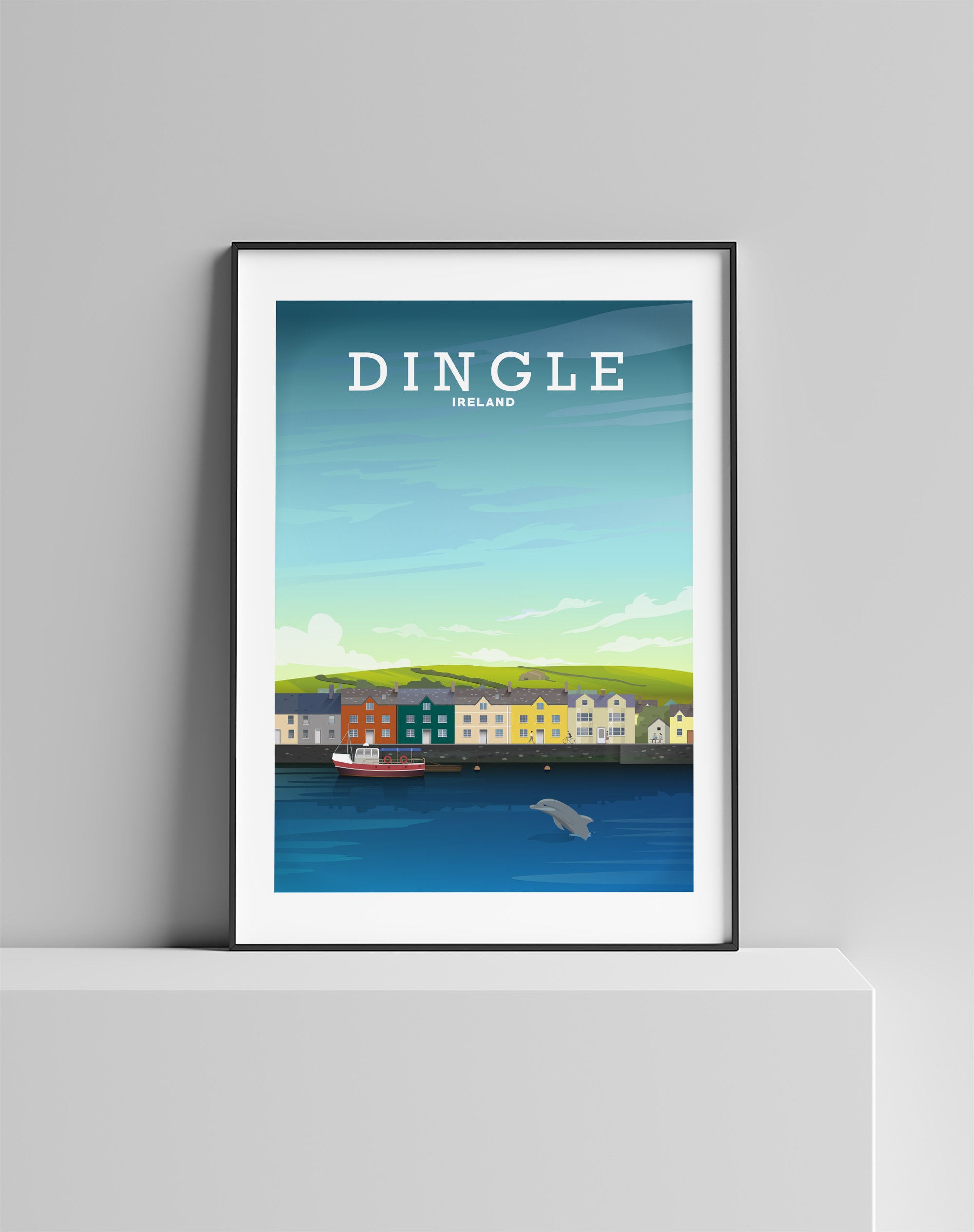 Dingle Poster Dingle Ireland Dingle Print Ireland Art - Etsy Ireland