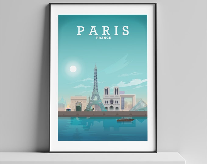 Paris Print Paris Poster Paris Wall Art Paris Gifts Travel - Etsy UK
