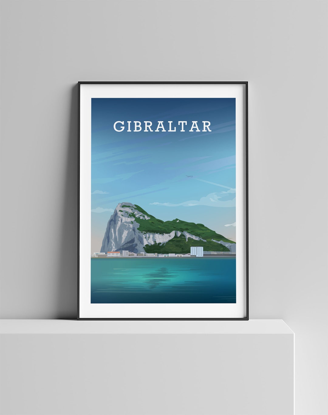 Gibraltar Print, Gibraltar Poster, Gibraltar Art, Hillview Prints ...