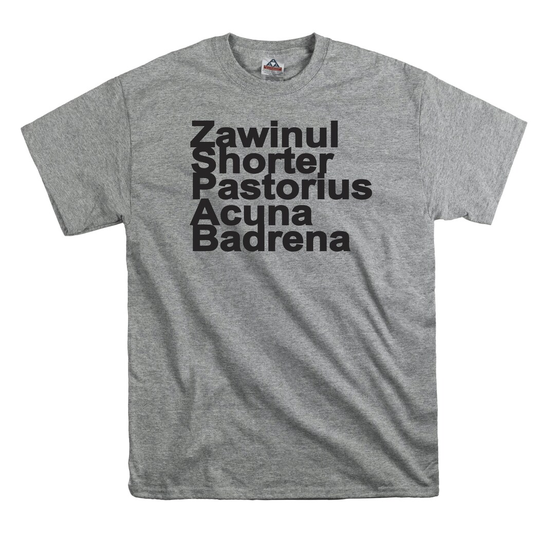 Weather Report T Shirt Vinyl Records Lp's Joe Zawinul - Etsy