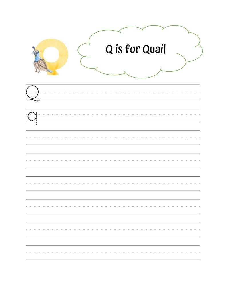 Kids ABC Animal Alphabet Practice Sheets With INSTANT DOWNLOAD - Etsy