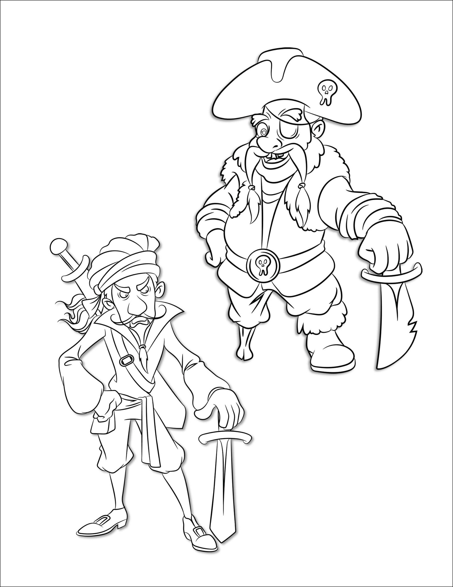 Coloring Pages for Kids Pirates & Fantastic Background Sheets to Colour ...