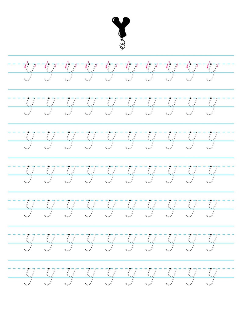 ABC Lower Case Handwriting Tracing Practice Sheets | 26 Page Bundle of ...