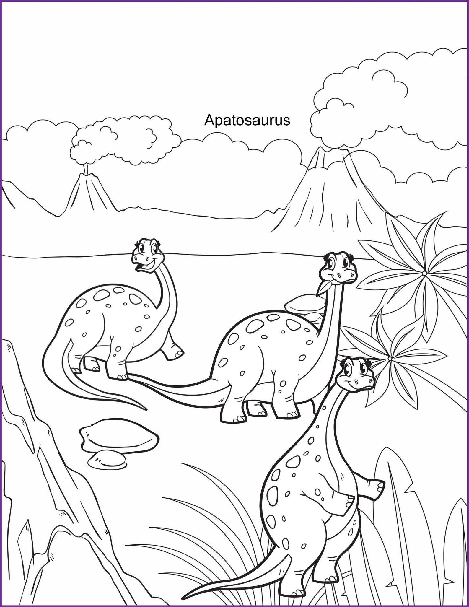Coloring Pages for Kids, 5 Printable Dinosaur Colouring Sheets With ...