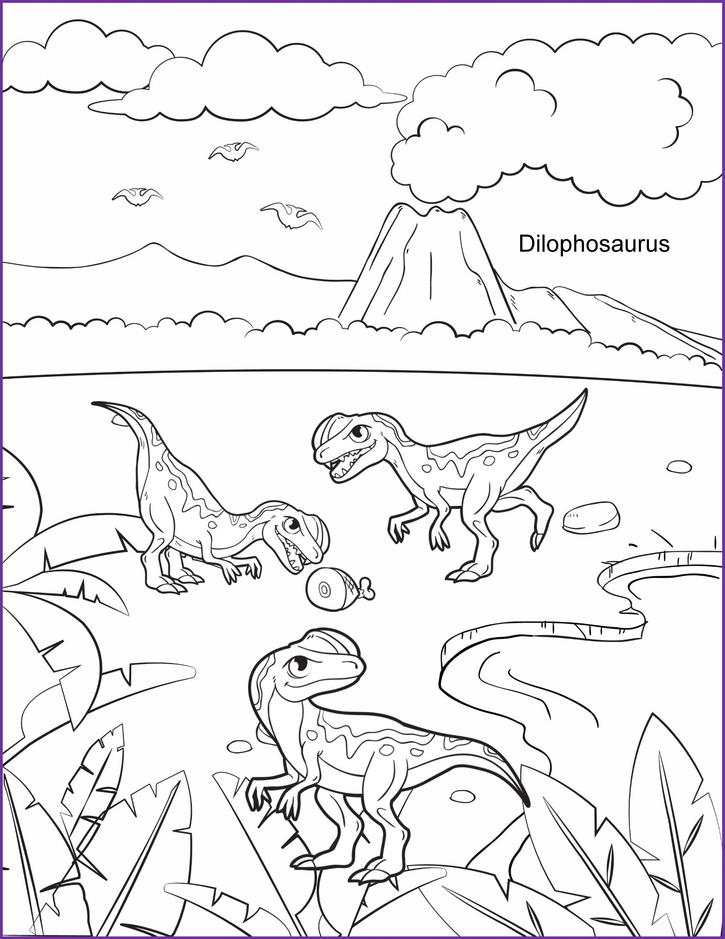 Coloring Pages for Kids, 5 Printable Dinosaur Colouring Sheets With ...