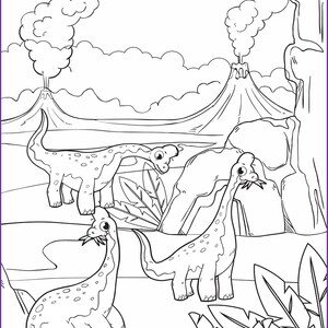Coloring Pages for Kids, 5 Printable Dinosaur Colouring Sheets With ...