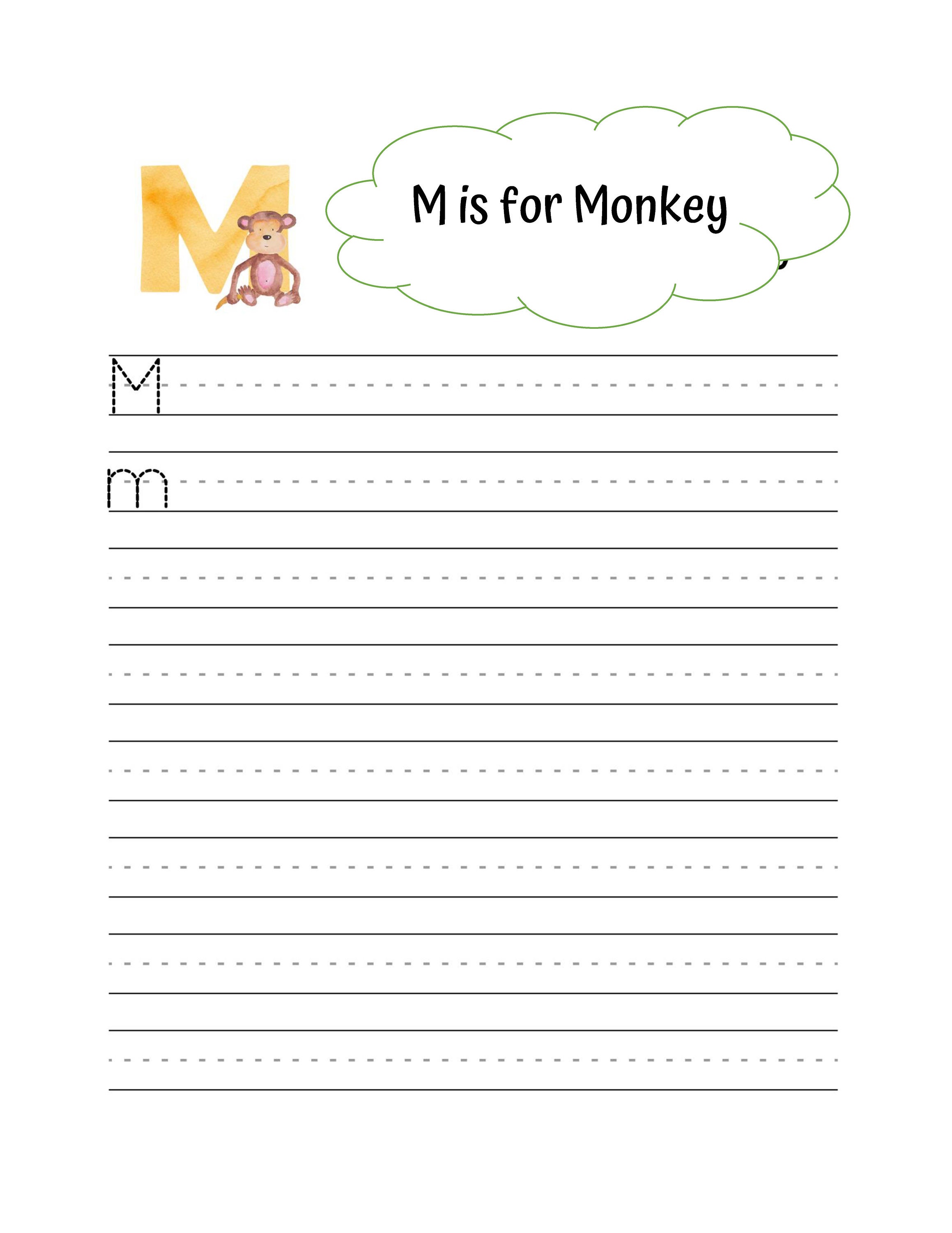 Kids ABC Animal Alphabet Practice Sheets With INSTANT DOWNLOAD - Etsy