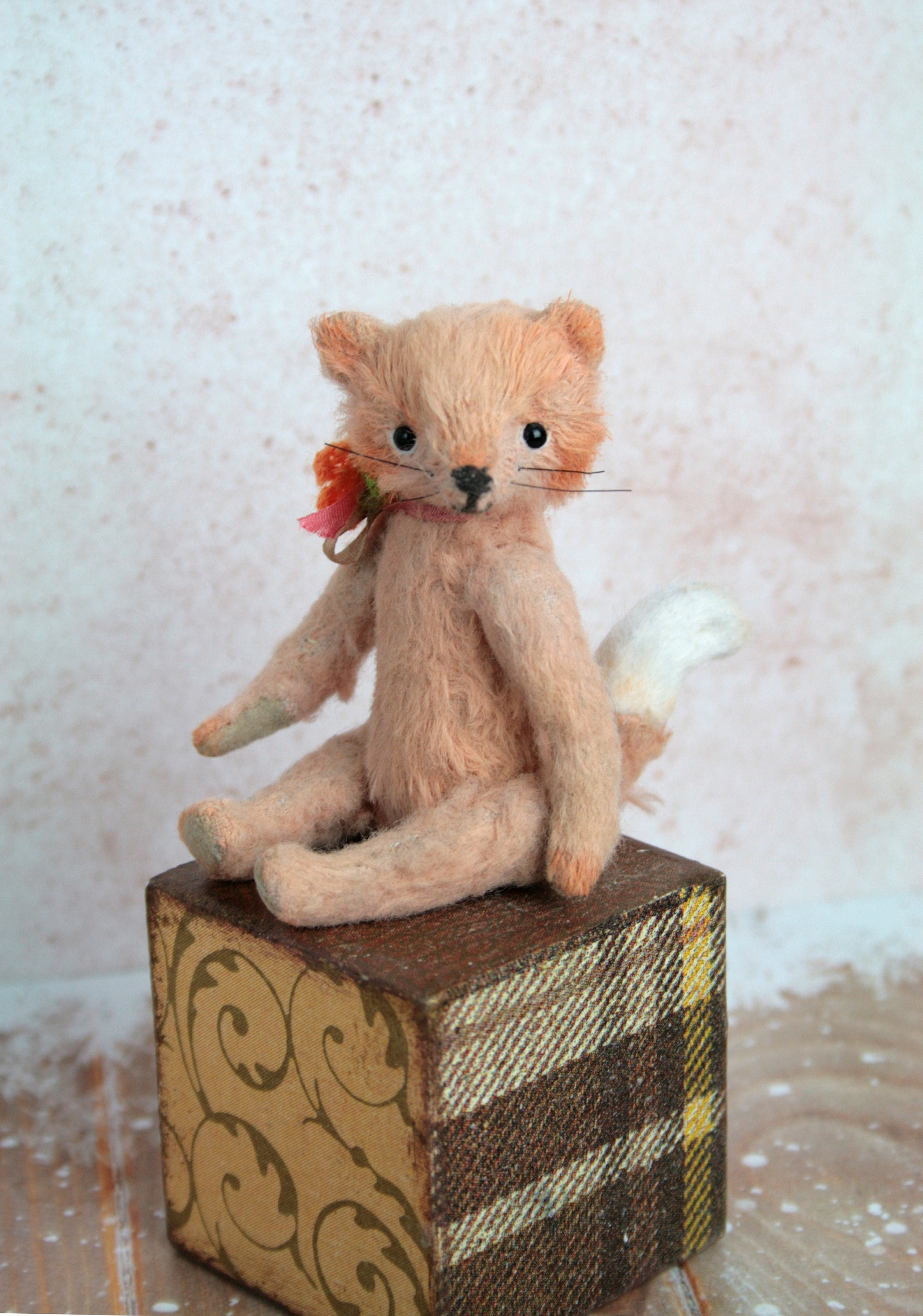 Artist Teddy Fox Artist Teddy Bear Miniature Toy Blythe | Etsy