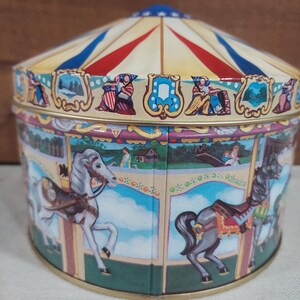 Vintage Hershey's Chocolate Carousel Tin - Etsy