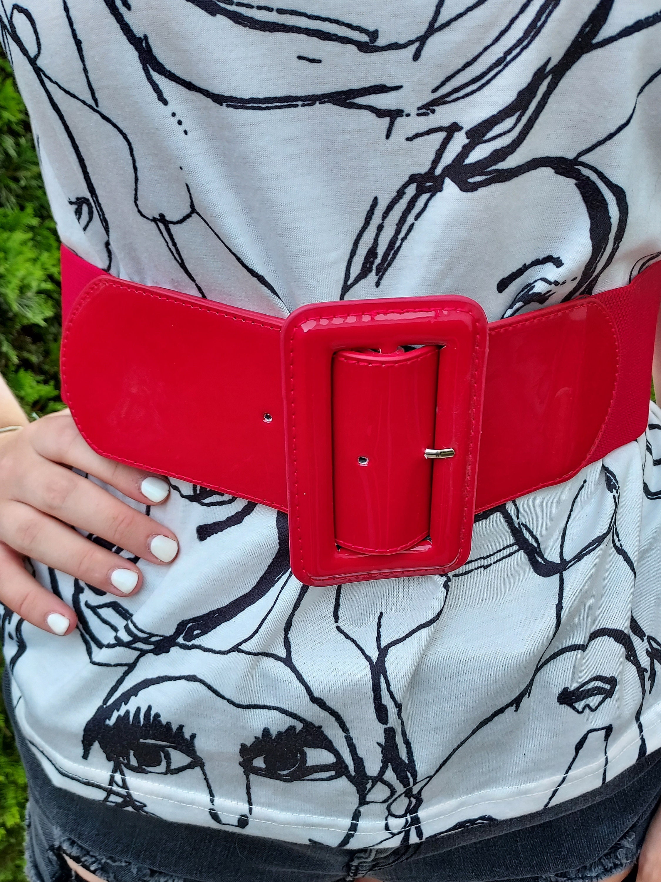 Retro 80s Style Belt - Etsy