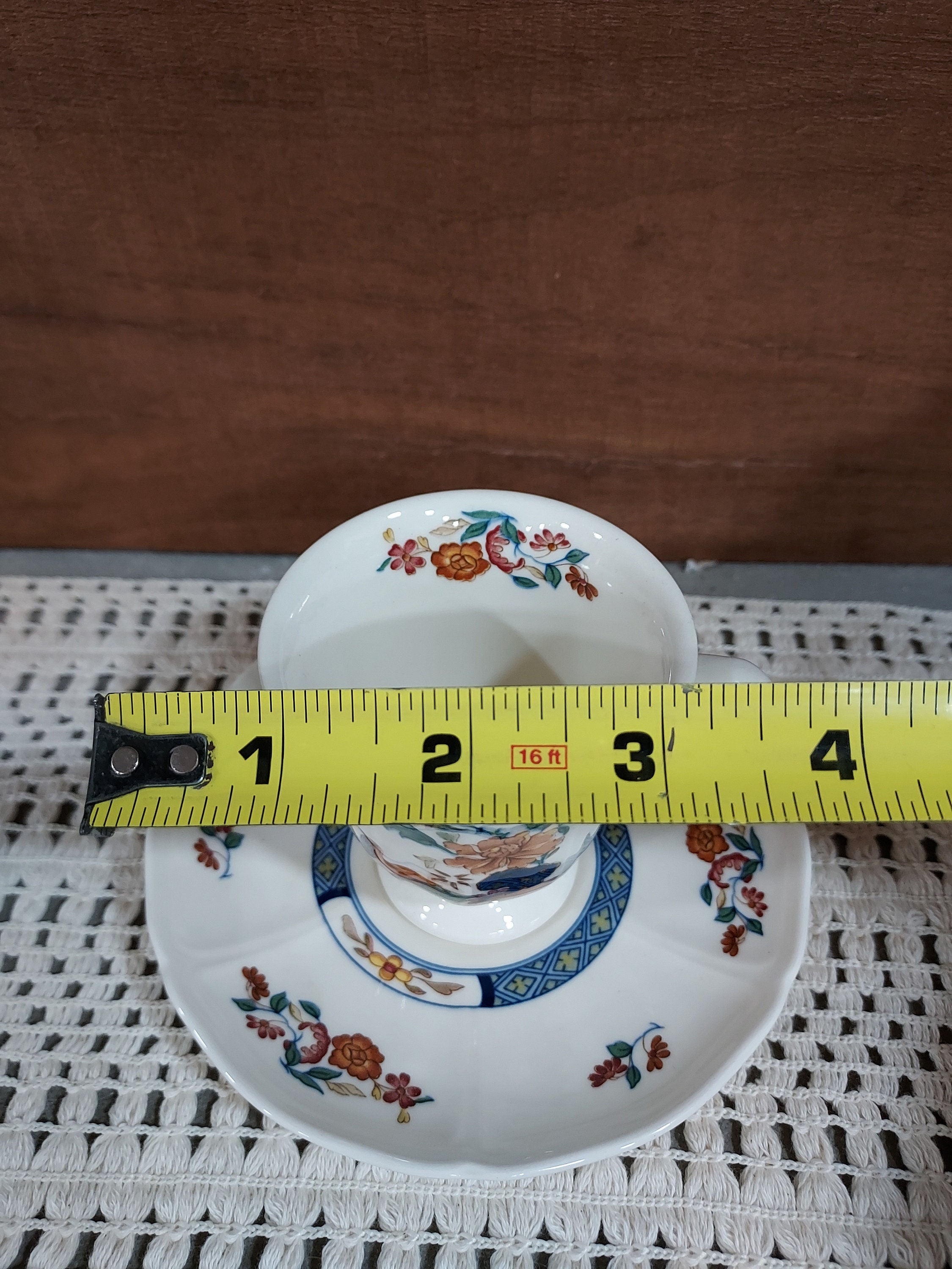 Wedgwood Chinese Teal Mini Tea Cup Set - Etsy