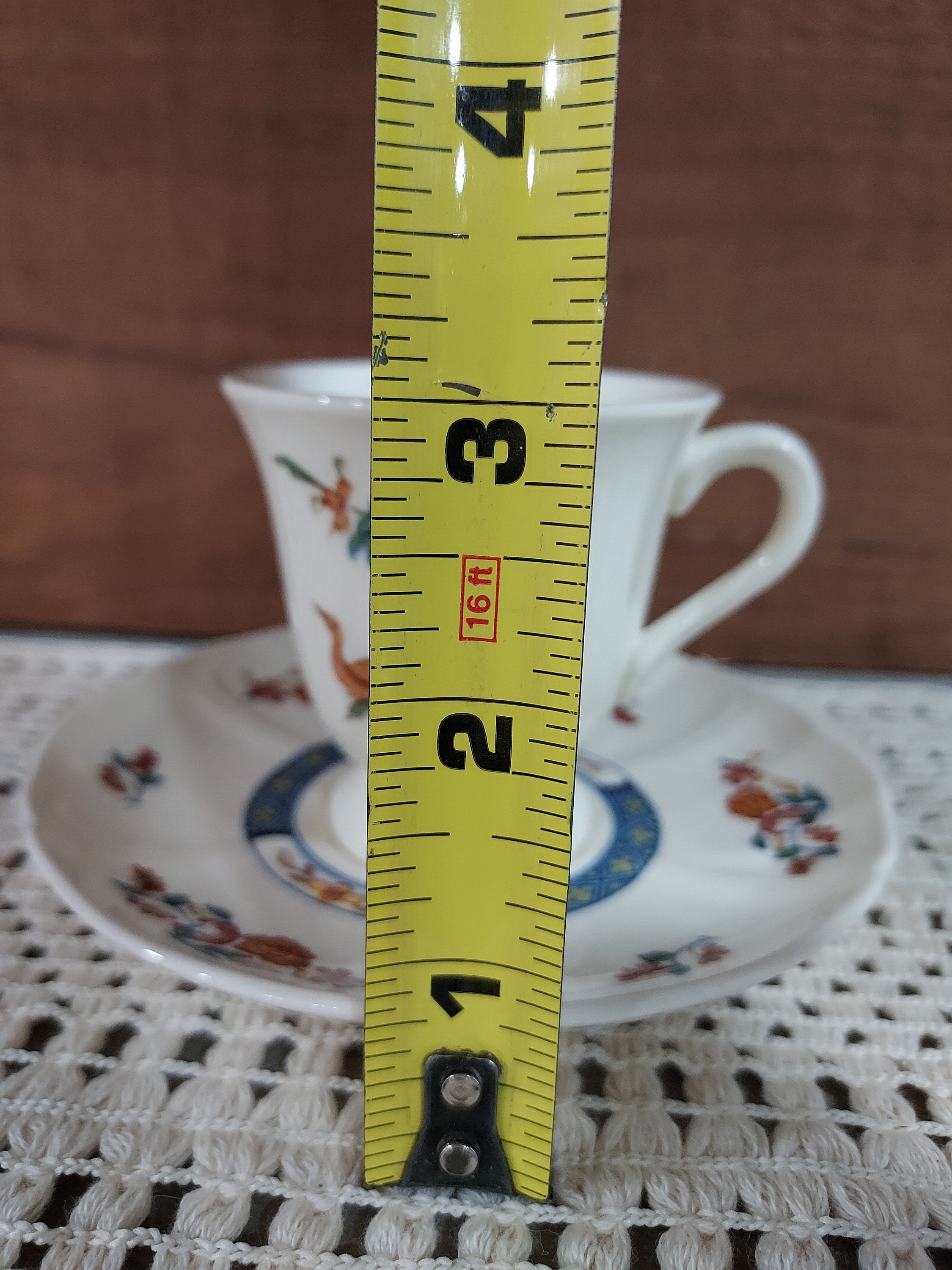 Wedgwood Chinese Teal Mini Tea Cup Set - Etsy