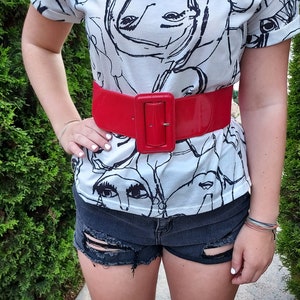 Retro 80s Style Belt - Etsy