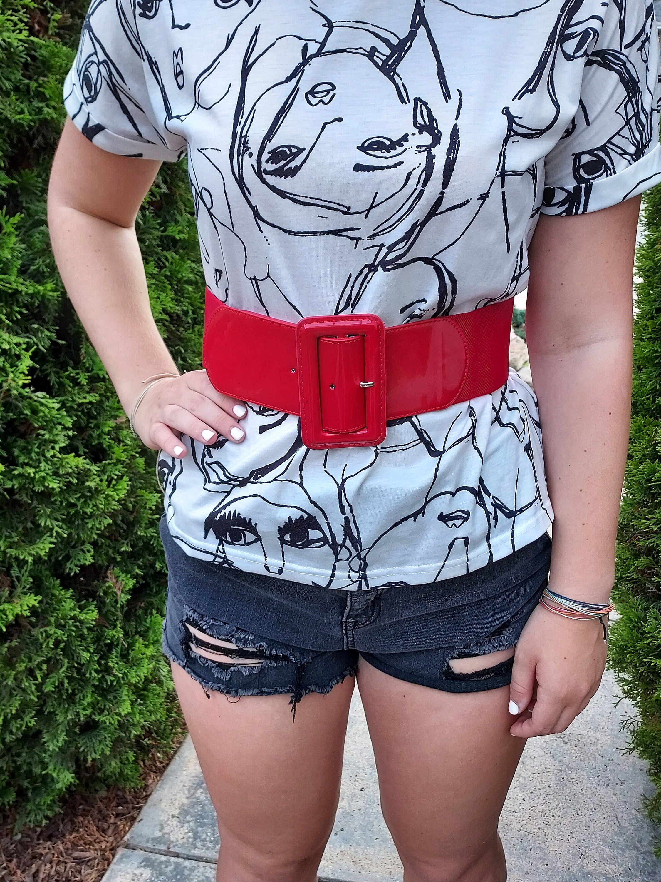 Retro 80s Style Belt - Etsy