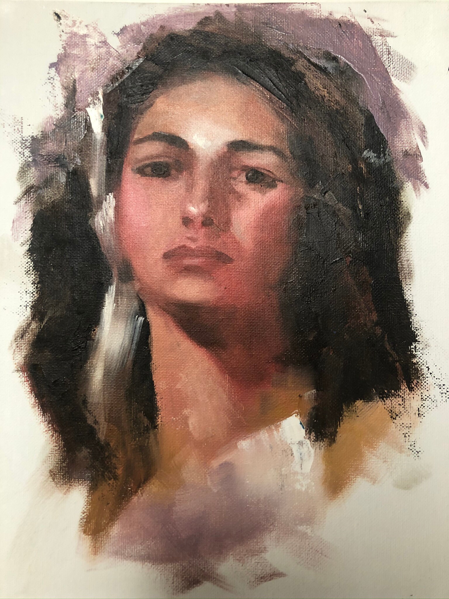 Spanish Lady Oil Painting | Etsy