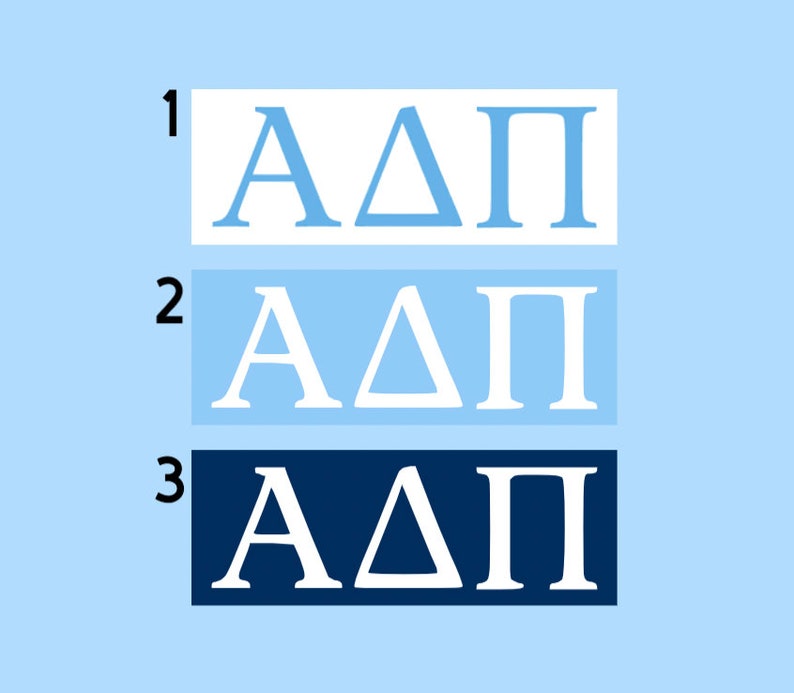 Sorority Sticker - Alpha Delta Pi Sticker - Alpha Delta Pi - Sorority ...