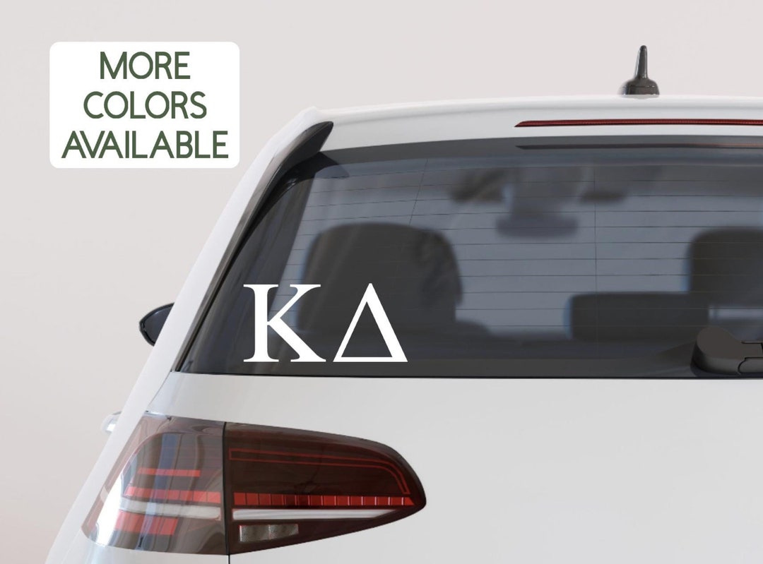 Sorority Sticker - Kappa Delta Sticker - Kappa Delta Decal - Car ...