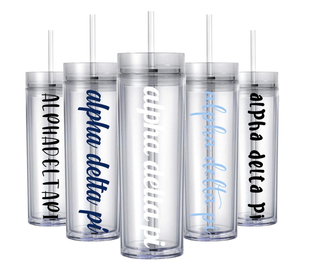Sorority Gift - Sorority Tumbler - Alpha Delta Pi Cup - Alpha Delta Pi ...
