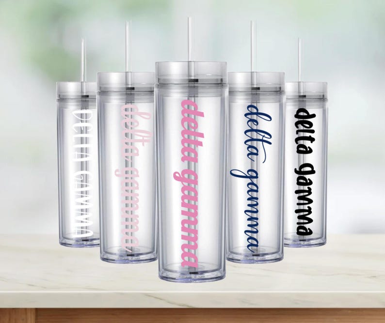 Sorority Gift - Sorority Tumbler - Delta Gamma Cup - Delta Gamma ...