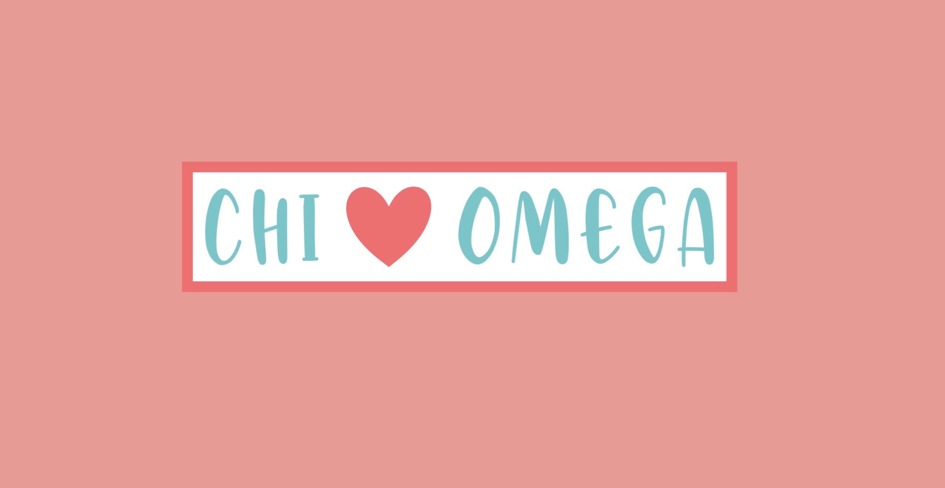 Sorority Sticker Chi Omega Chi Omega Sticker Sorority | Etsy