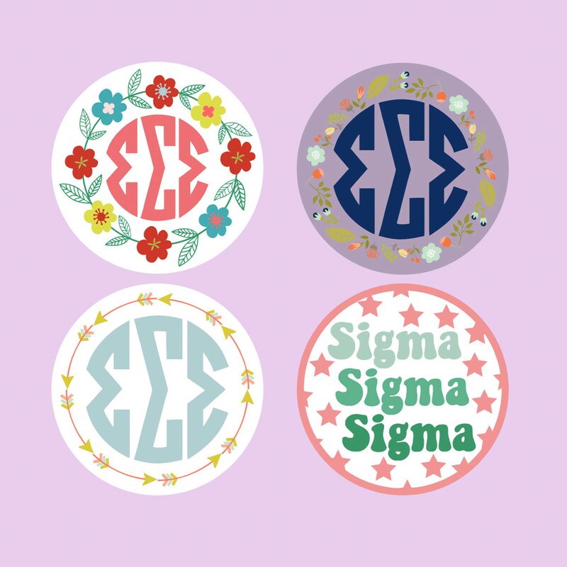 Tri Sigma - Etsy