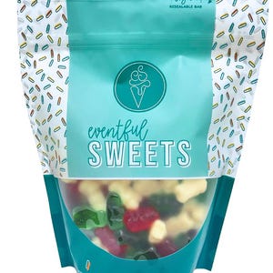 Christmas Gummy Bears Assorted Fruit Flavors Festive Holiday Candy Gift ...