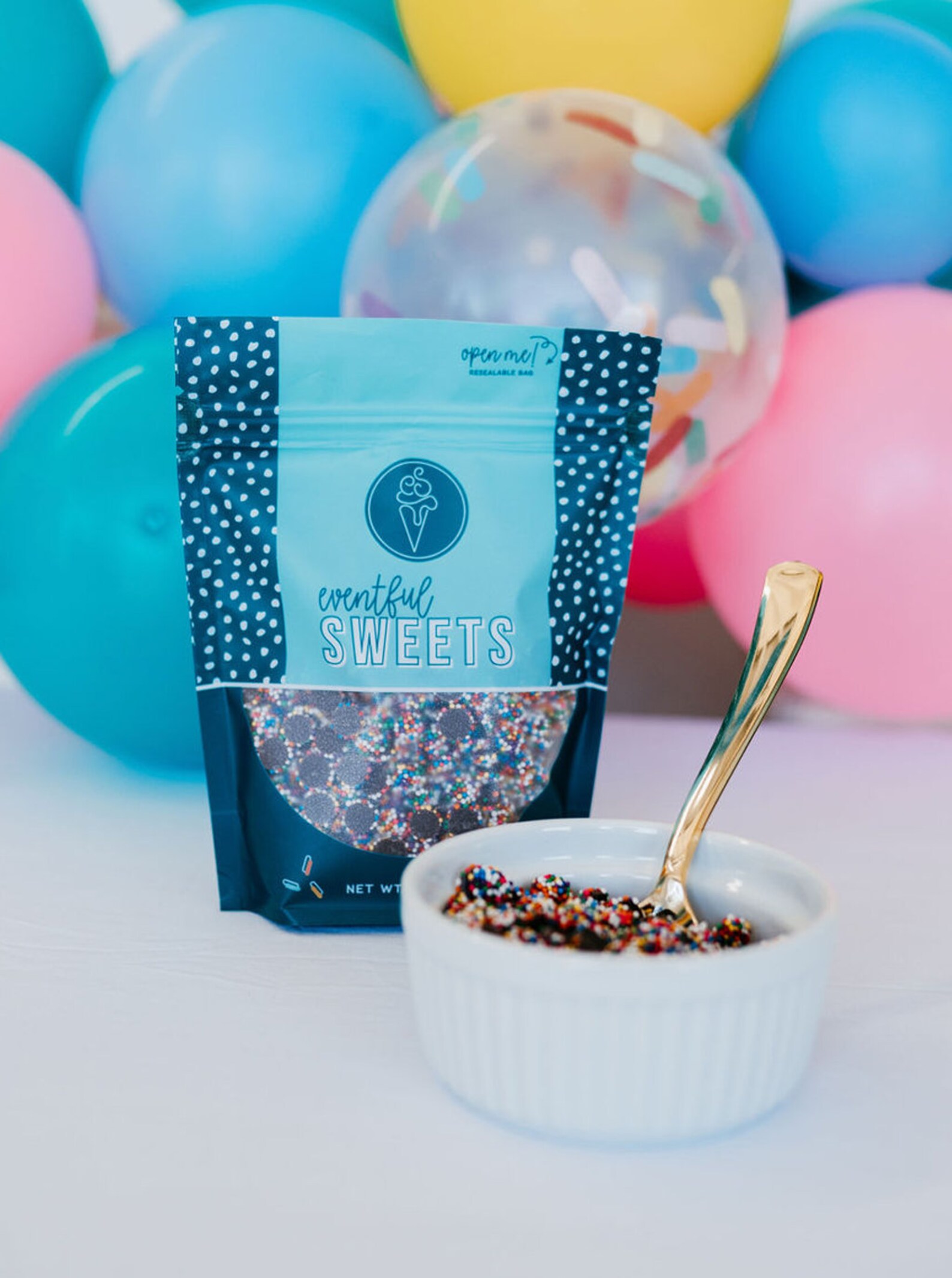 Rainbow Nonpareil Sprinkles 1 Lb. – Birthday, Wedding, Cake, Cupcake ...