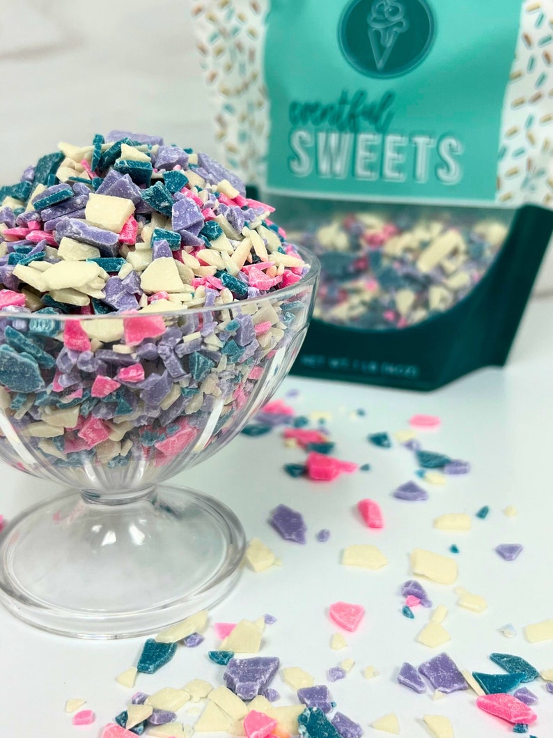 Unicorn Bark Candy - Fun Rainbow Ice Cream Topping for Parties ...